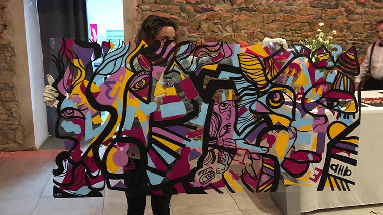 1 super animation Team Building Fresque Lyon | My Art Box